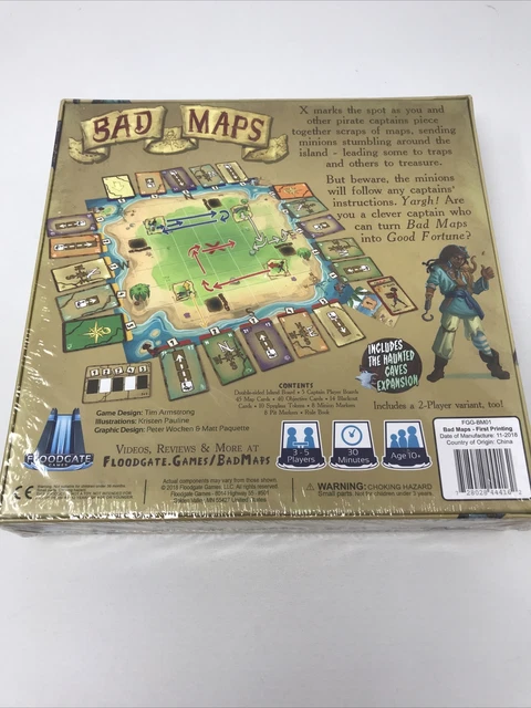 FLOODGATE GAMES, BOARDGAME, Bad Maps 🌟🔥 $35.81 - PicClick CA