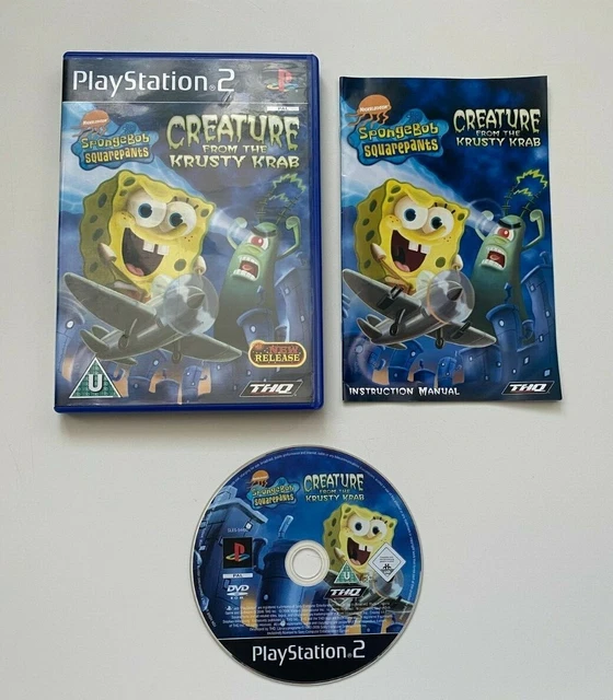 SPONGEBOB SQUAREPANTS: CREATURE from the Krusty Krab - PS2 - Complete ...