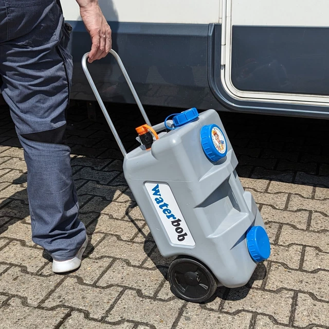 ROLLBARER WASSERTANK MIT 12 Volt Pumpe, WaterBob EUR 147,00 - PicClick DE