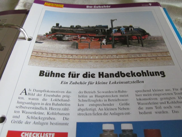 MODELLBAHN SCHRITT FÜR Schritt 9 Zubehör Bw Zubehör Handbekohlung EUR 4 ...