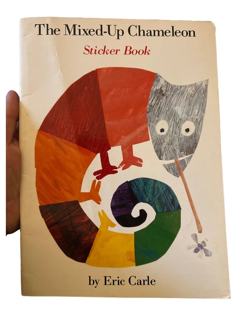 ERIC CARLE THE Mixed-Up Chameleon - Livre de Stickers Anglais EUR 16,95 ...