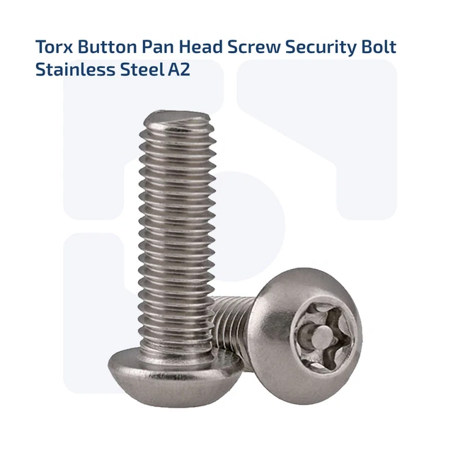 M6 TORX BUTTON Head Security Bolts Anti Vandal Screws A2 Stainless Steel £1.66 - PicClick UK