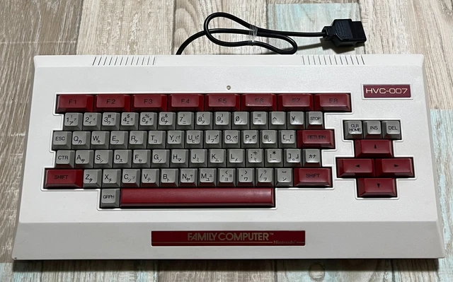 NINTENDO FAMICOM FAMILY Basic Official Keyboard HVC-007 - Japan Fully ...