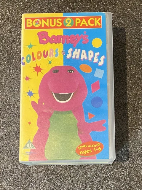 BARNEY VHS VIDEO bundle 2 Pack Colours & Shapes (Rare) UK £29.99 ...