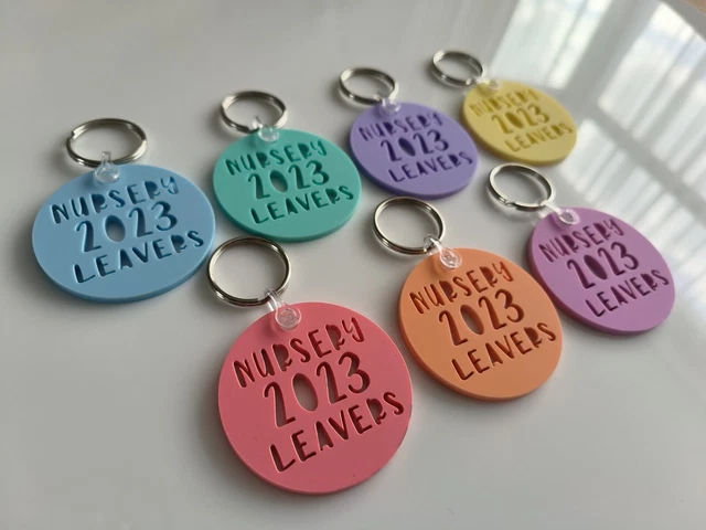 NURSERY LEAVERS 2023 Pastel Colour Prom Party Gift key rings Class $2. ...
