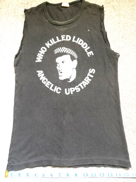 1970S VINTAGE, RARE Angelic Upstarts 'Who Killed Liddle' Punk T-shirt ...