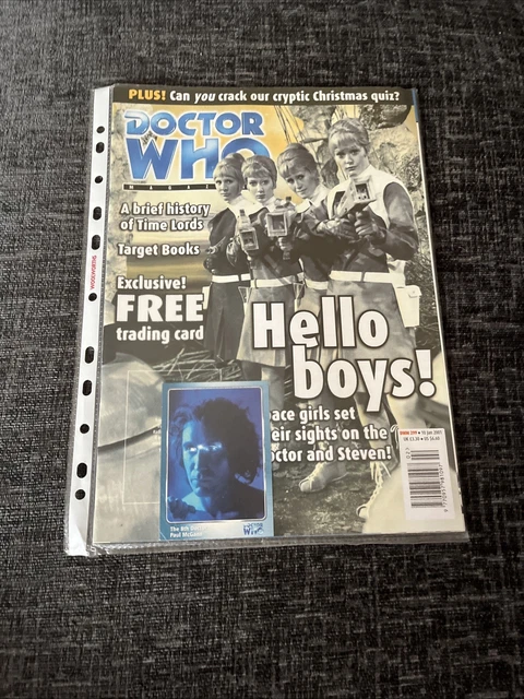 DOCTOR WHO MONTHLY Magazine - No 299 with Free Trading Card £7.99 ...