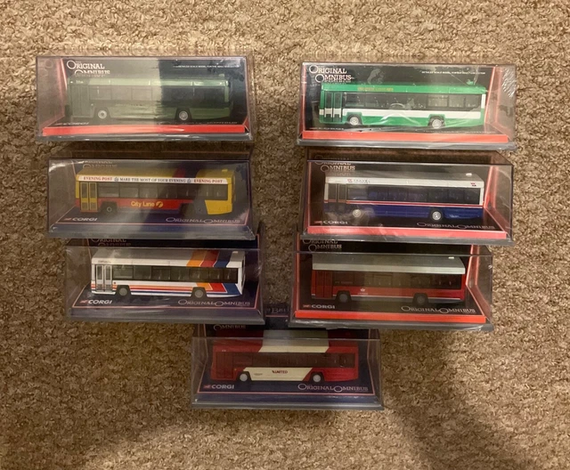 X7 CORGI ORIGINAL Ominbus Company Leyland Lynx Model Buses. Brand New ...