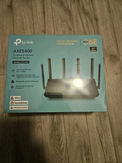 TP-LINK AXE5400 TRI-BAND WiFi 6E Router (Archer AXE75)- Gigabit ...