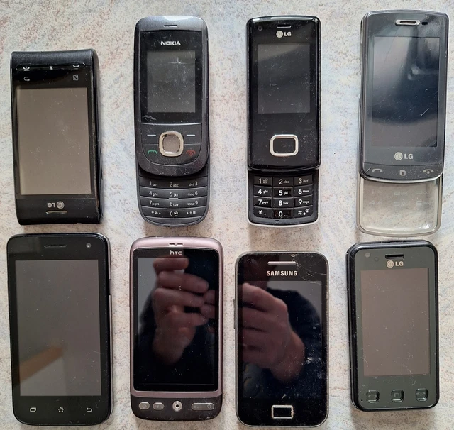 LOT DE 8 téléphones portables anciens modèles EUR 25,00 - PicClick FR