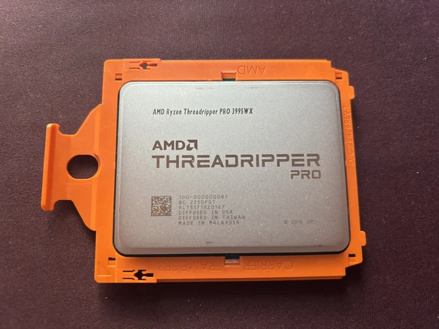 AMD RYZEN THREADRIPPER Pro 3995wx CPU WRX80 Lenovo P620 SBLOCCATO UK ...