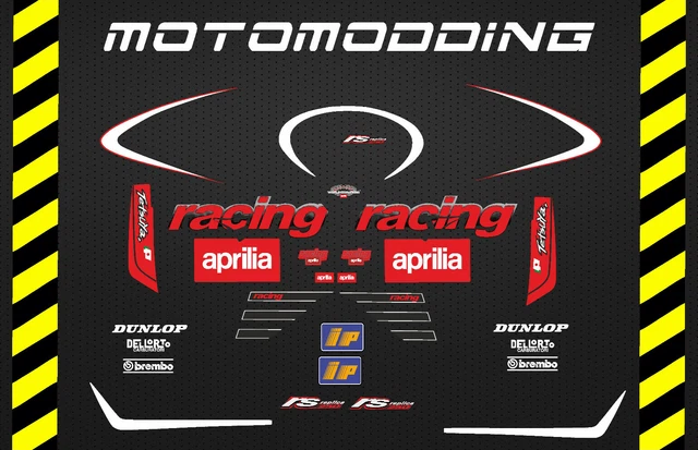 PEGATINAS APRILIA RS 250 mk2 Harada réplica stickers decals calcas ...