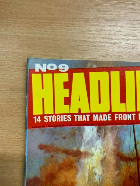 HEADLINES MAGAZINE #9 (May 1972) - Dunkirk / Hindenburg Disaster (P3) £ ...