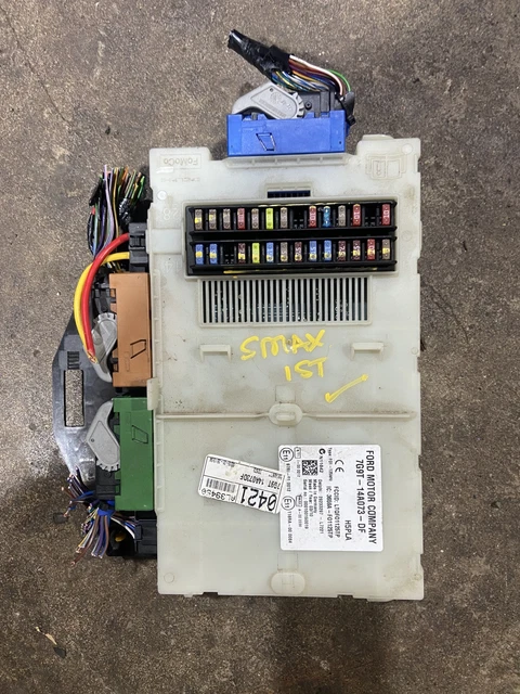 FORD MONDEO MK4 Galaxy Mk3 S Max Body Control Module Bcm Fusebox 7G9T ...