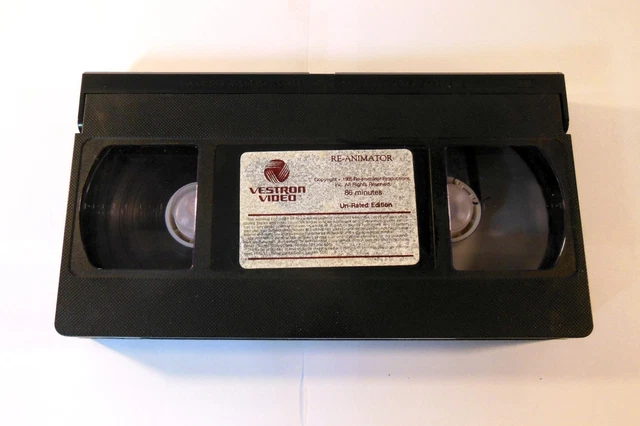 RE-ANIMATOR VHS 1985 Vestron Video Horror Un-Rated Edition, TESTED ...