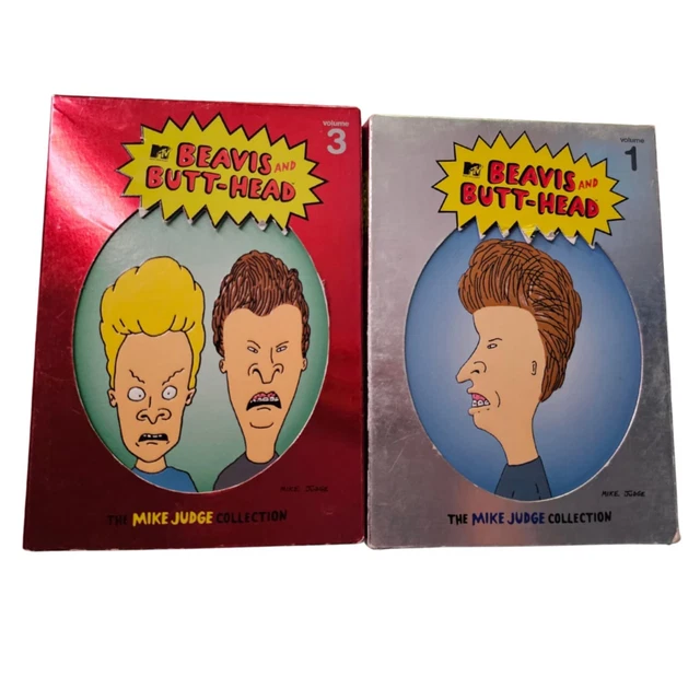 BEAVIS AND BUTT-HEAD Mike Judge Collection Vol. 1 & 3 DVD Set MTV ...