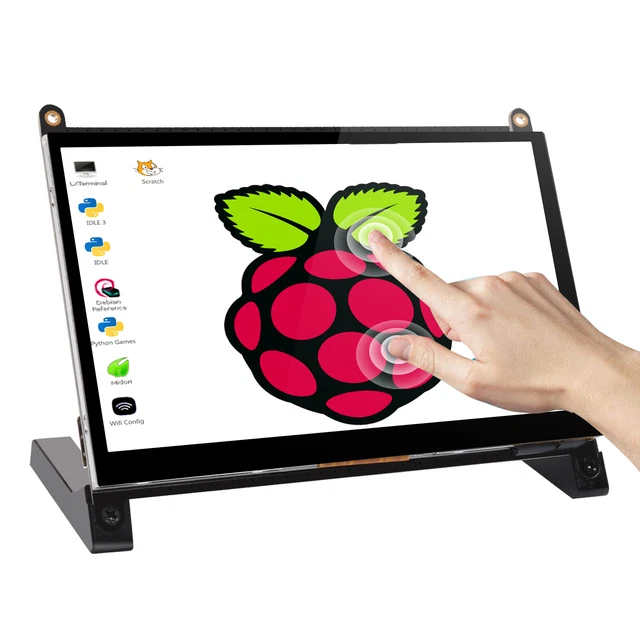 USED RASPBERRY PI 7" Touchscreen Display UPERFECT Portable Monitor LCD ...