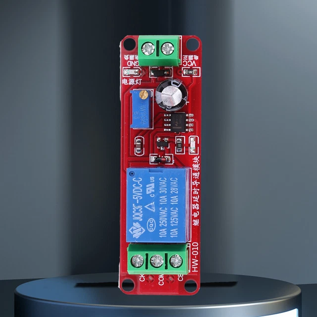 NE555 DELAY TIMER Relay Switch Module 0 10S Electronic Components (5V ...