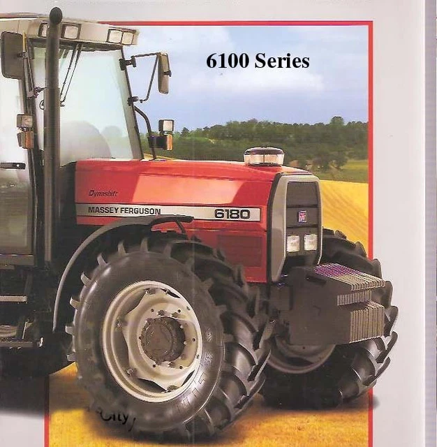 MASSEY FERGUSON TRAKTOREN Servicehandbuch & Op Mf6150 Mf6160 Mf6170 ...