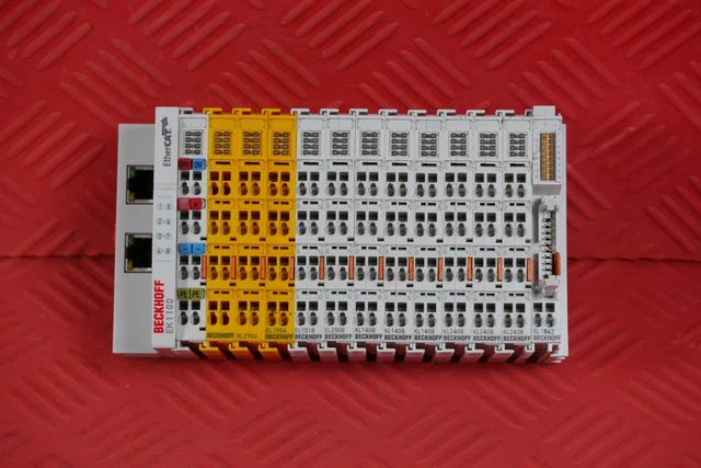 BECKHOFF EK1100 ETHERCAT + 11 Module Komplett Rack Sofort Lieferbar ...