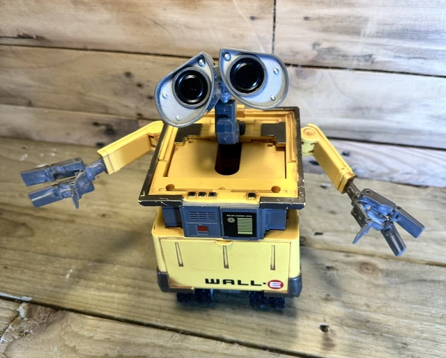 DISNEY PIXAR WALL-E Transforming Cube Robot Thinkway Toys Pop Out Toy ...
