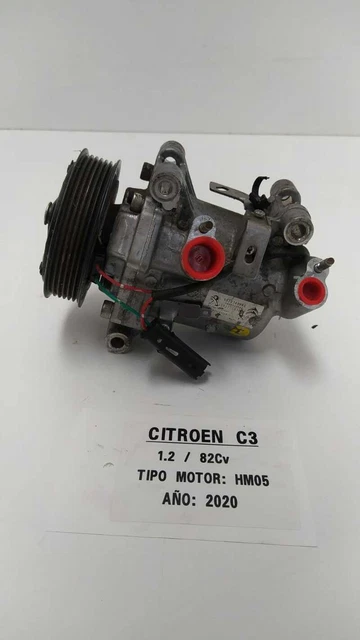 9810349980 COMPRESSEUR CLIM pour CITROEN C3 ORIGINS 2002 258239 EUR 153 ...