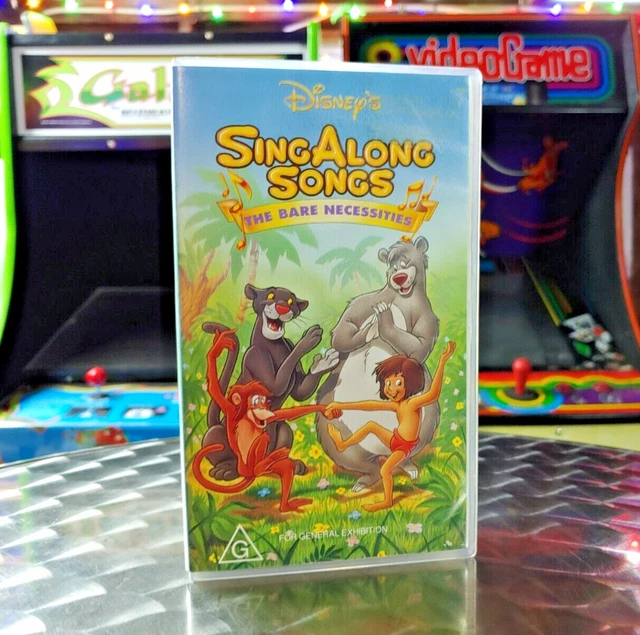 DISNEY'S SING ALONG Songs: The Bare Necessities - VHS Video - Brand New ...