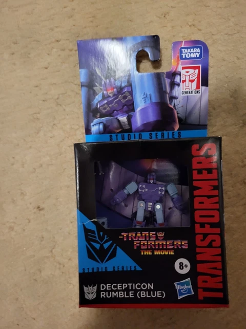 TRANSFORMERS STUDIO SERIES 86 Core Class Rumble (Blue) Brand New In Box ...