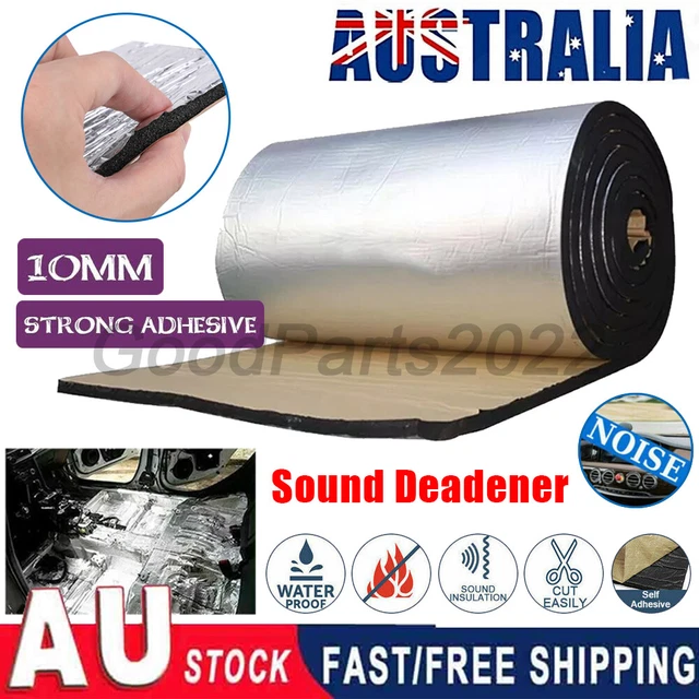 10MM SOUND DEADENER Insulation Heat Proof Noise Proofing Foam Car Auto ...