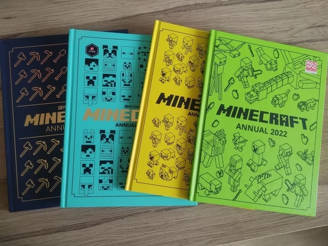 MINECRAFT ANNUALS 2019, 2020, 2021, 2022 by Mojang AB (Hardback) EUR 10 ...