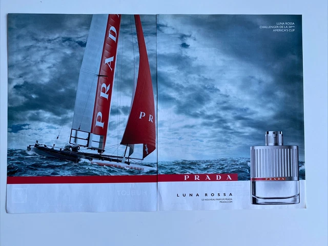 PRADA - LUNA Rossa parfum Publicité advertising EUR 3,00 - PicClick FR