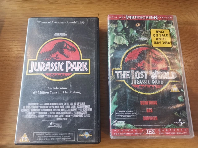 JURASSIC PARK & The Lost World VHS Orginal Cases. Dinasor. Collectors Christmas £10.07 - PicClick UK