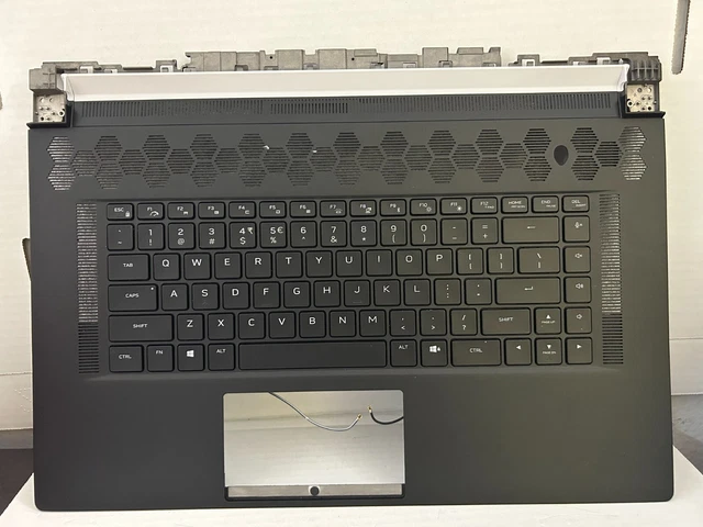 OEM GENUINE DELL ALIENWARE M17 R4 PALMREST US Backlit KEYBOARD 06N1JW ...