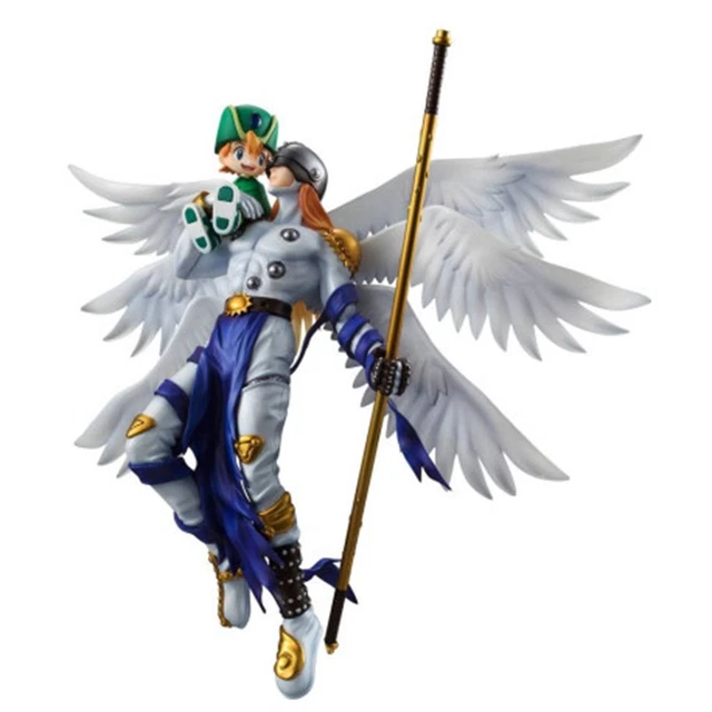 FIGURINE MEGAHOUSE DIGIMON Adventure G.E.M. - Angemon & Takaishi Takeru ...