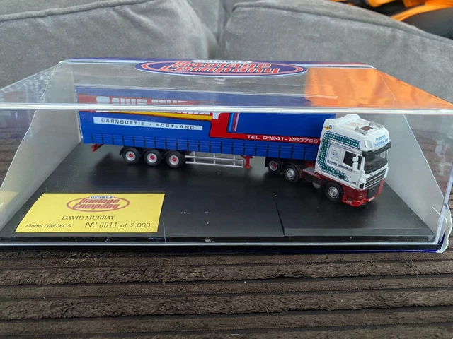 OXFORD DIECAST 1/76 SCALE DAF XF Lorry DAVID MURRAY DAF06CS £19.99 ...
