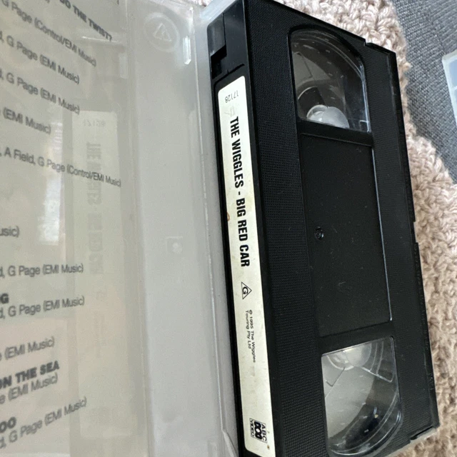 THE WIGGLES BIG Red Car VHS ABC Videocassette PAL 1995 good condition ...