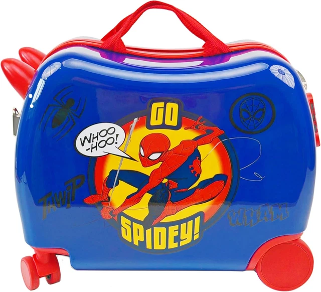 SPIDERMAN KIDS RIDE-ON ONBOARD TRELLEY CASE Ride-On ONBOARD Trolley ...