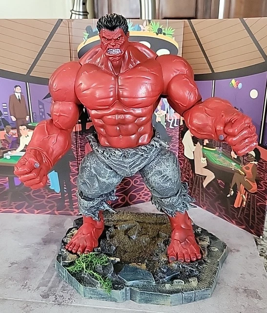 DIAMOND SELECT COMIC Red Incredible Hulk 10" Figure Marvel Select ...
