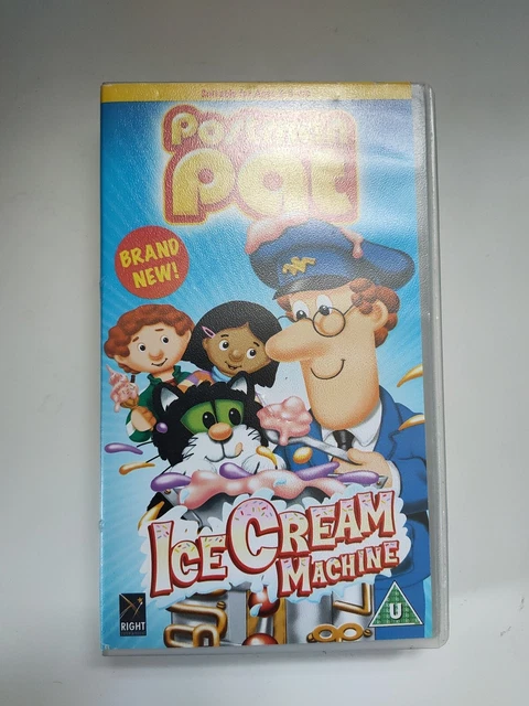 RARE VINTAGE BBC Postman Pat Ice Cream Machine UK PAL VHS Video Tape £4 ...