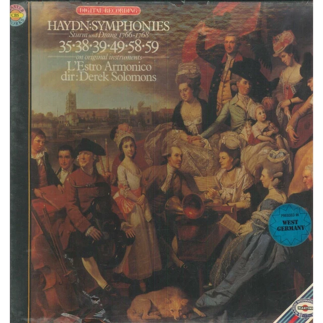 HAYDN, L'ESTRO ARMONICO, Solomons LP Vinyle Symphonies, STURM UND DRANG ...