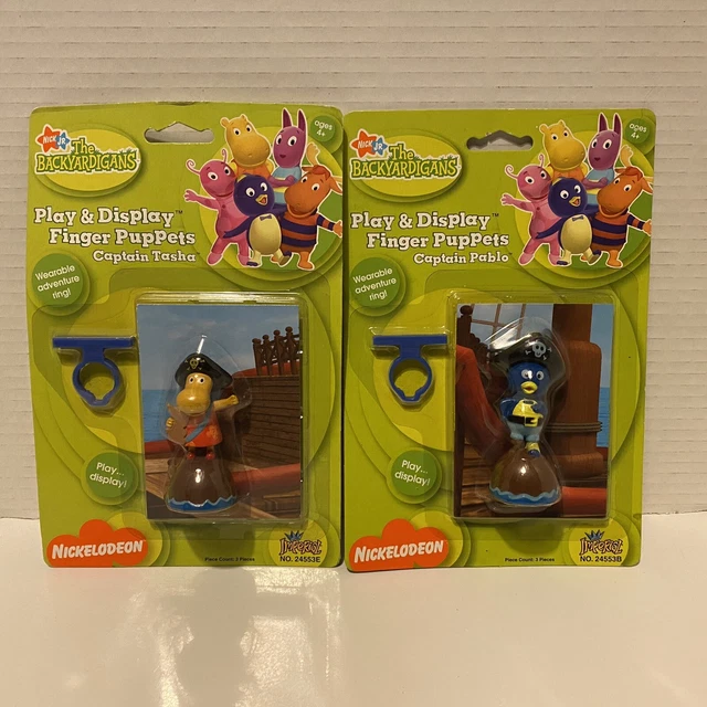 NICK JR THE BACKYARDIGANS *LOT OF 2* Play & Display Finger Puppets ...