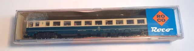 ROCO N GAUGE - 2Nd Class Coach Db Munchen - Blue/Cream £15.00 - PicClick UK
