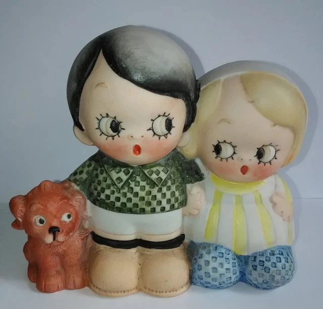RARE VINTAGE Schafer And Vater Chloe Preston Peek A Boo Bisque Couple ...