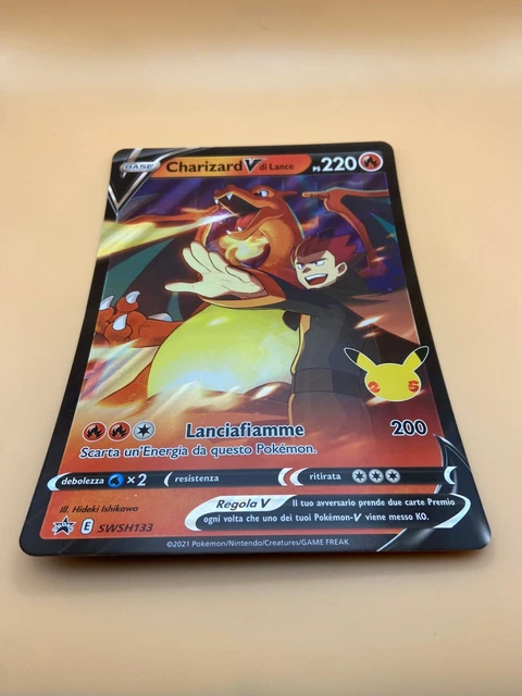POKEMON CARD - Charizard V di Lance - Promo Spada & Scudo - Jumbo - ITA ... POKEMON CARD - Charizard V di Lance - Promo Spada & Scudo - Jumbo - ITA ...