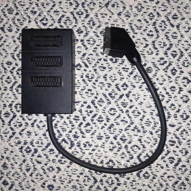 BOITIER PERITEL PASSIF 3 Prises Boitier Noir / Multipéritel EUR 3,10 ...