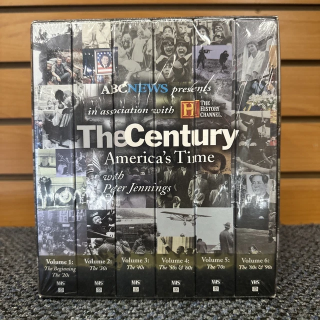 THE CENTURY AMERICA'S Time with Peter Jennings ABC News 6 Volume VHS ...