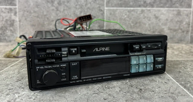 ALPINE AUTORADIO 7290MS Kassetten Radio Cassette Vintage RAR Sammler ...