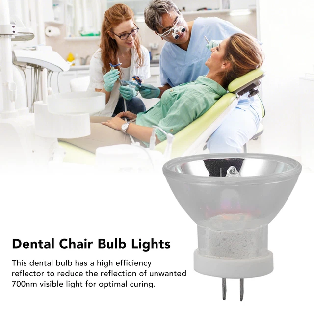 DENTAL CHAIR HALOGEN Bulb Lights Heat Conduction 12V 75W 35mm Bulbs SLS ...