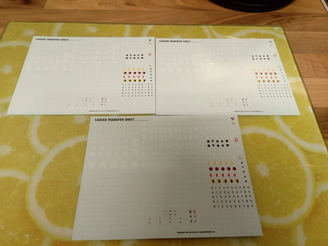 CADIAN TRANSFER SHEET 2022 Astra Militarum Decals Icons New Warhammer ...