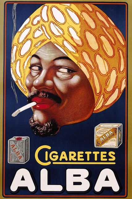 POSTER LOCANDINA MANIFESTO Pubblicitaria Epoca Stampa Vintage Tabacco ...